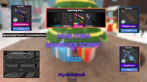 🌊 New Murder Mystery 2 🔪 Item Spawner Script ☃️ Works In January