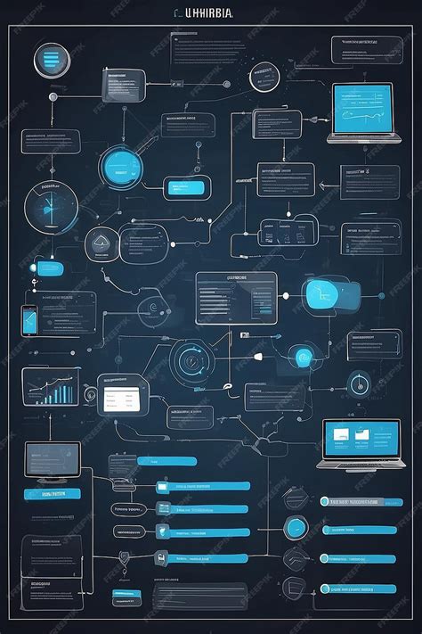 Premium Photo Ux Ui Flowchart Application Development Prototype Designuser Experience Concept