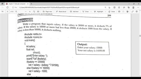 C Program If Else If Easiest Way To Understand C Programming Program 1110 Chapter 11