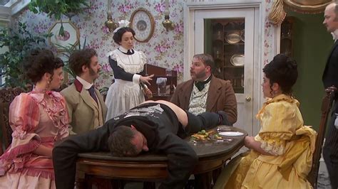 Auscaps Chris Leask Nude In The Goes Wrong Show 1 05 Harpers Locket