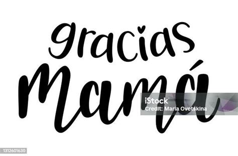 스페인어 자필 문자 벡터에 엄마 감사합니다 어머니의 날 따옴표와 감사 문구 카드 배너 포스터 머그잔 스크랩 북에 대한 요소 0