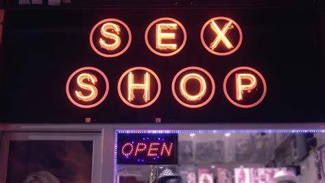 Stock Video Of 4k Real Time Sex Shop Entrance 11279849 Shutterstock