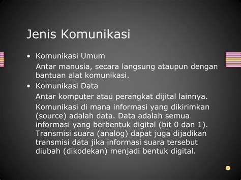 PPT Komunikasi Data PowerPoint Presentation Free Download ID 2426783