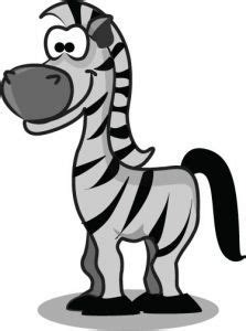 Cartoon Zebra Vector Illustration