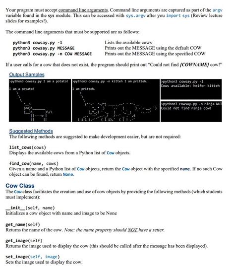 Solved Lab 07 The Cow Says Overview This Lab Is Designed