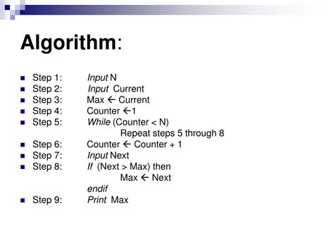 PPT ALGORITHMS FLOWCHARTING II PowerPoint Presentation Free