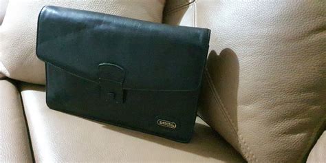 Satchi Mens Leather Clutch Mens Fashion Bags Belt Bags Clutches And Pouches On Carousell