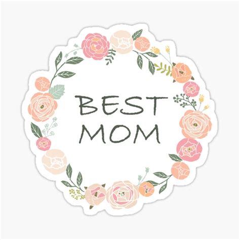 Best Mom Sticker For Sale By Iloveit Redbubble