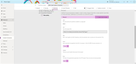Creating And Using A Custom Connector In Canvas App Power Platform