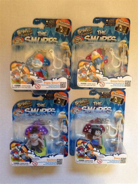 4 Smurfs Swappz Vexy Smurfette Papa Smurf Hackus Power Up Coin Mobile