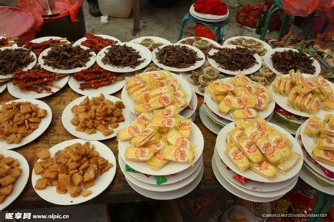 农村宴席摄影图 传统美食 餐饮美食 摄影图库 昵图网