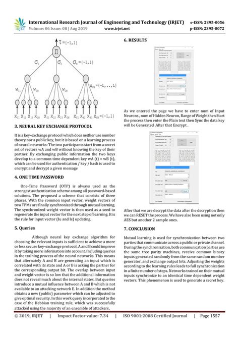 Irjet Symmetric Cryptography Using Neural Networks Pdf