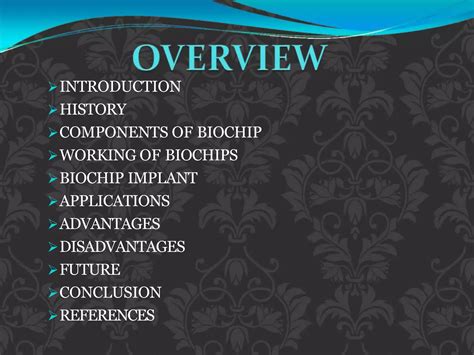 The Biochip Technology PPTX