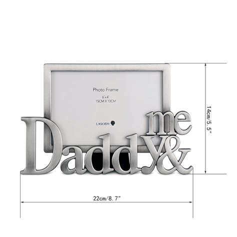 Daddy And Me Picture Frame Dad Photo Frame Dad From Grandado