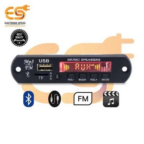 Electronic Spices Bluetooth FM USB AUX Card MP Stereo Audio Player Decoder Module At Rs
