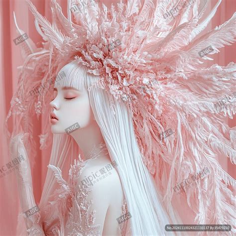 Ai创作图仙女美女唯美女孩 写实唯美 凤凰仙子 仙女唯美 原创天使 梦幻优美风格 3d美术 白凤仙子 立体仙子 优雅冷艳梦幻 唯美公主 美女与凤凰 唯美仙子 Cg绘画作品 Cg艺术nipic