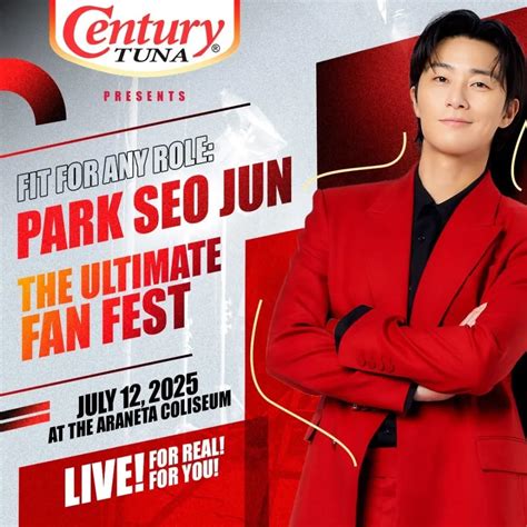 Century Tuna Announces Park Seo Jun Fan Fest This July 12
