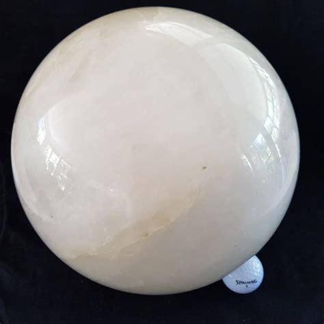 Huge Natural Milky Quartz Sphere 19 86 Kilo 44 Lb Etsy