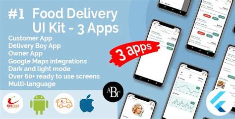 Multi Restaurants Flutter App Delivery Boy App Php Codemarket