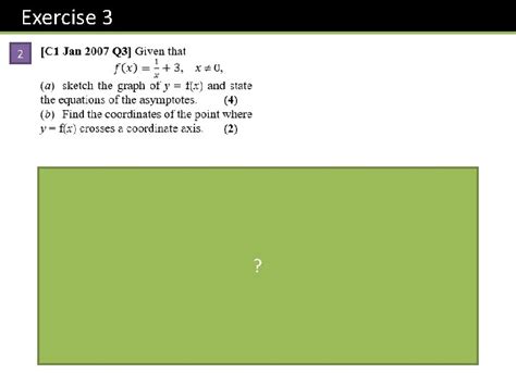 Igcse Fmc 1 Sketching Graphs Dr J Frost