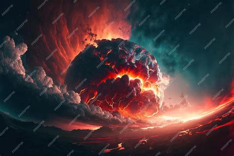 Premium Photo Planet Explode Wallpaper