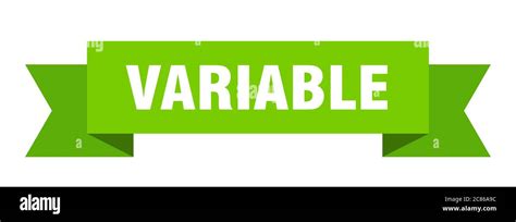 Variable Ribbon Variable Paper Band Banner Sign Stock Vector Image And Art Alamy