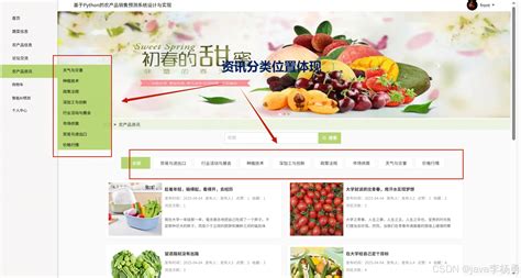 基于大数据爬虫 python的农产品销售预测系统设计与实现 精品源码 论文 答辩ppt csdn博客