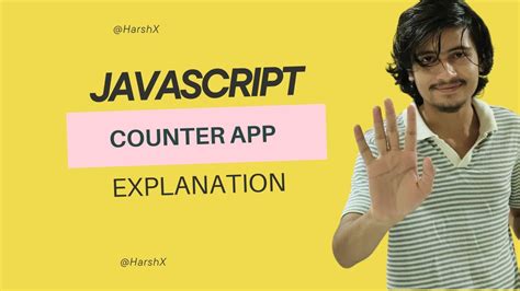Build A Simple Counter App With Javascript Step By Step Tutorial Youtube