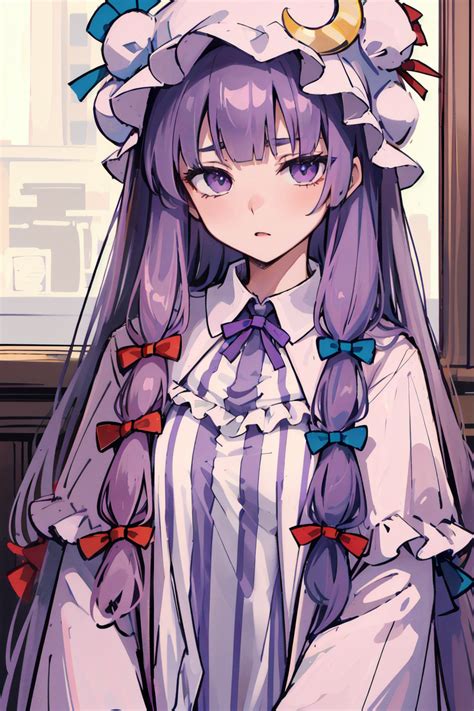 Patchouli Knowledge Touhou Generated By Aliceaiart Using Alicemix