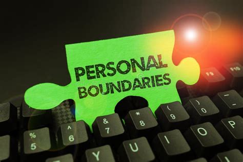 Conceptual Display Personal Boundaries Conceptual Photo Something That