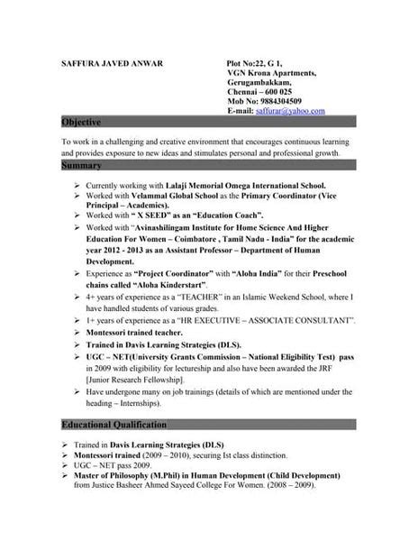 Preeti Resume