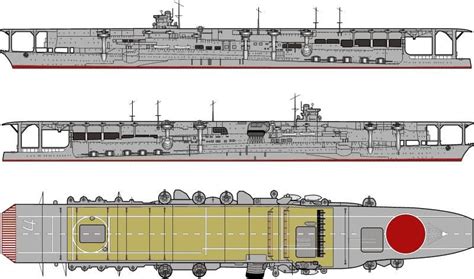 Japoński Lotniskowiec Kaga Imperial Japanese Navy Aircraft
