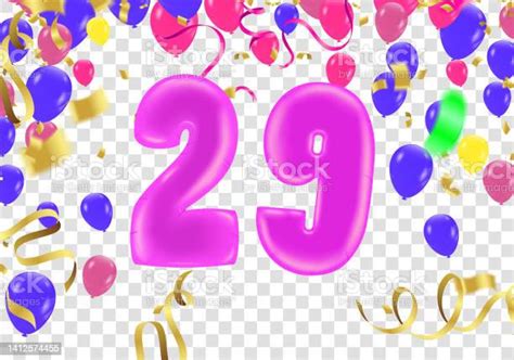 빛나는 화려한 풍선과 생일 축하 추상적 인 배경 파티 프리젠 테이션 판매 기념일 및 보케 요소가있는 클럽 디자인 해피 배너 벡터