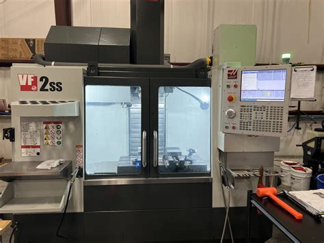 Haas Vf 2ss Vmc 2021 Probe 4th Axis Ready Thru Spindle Coolant High