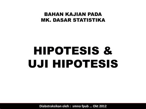 Hipotesis Penelitianpptx