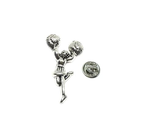 Pewter Cheerleader Pin Finox