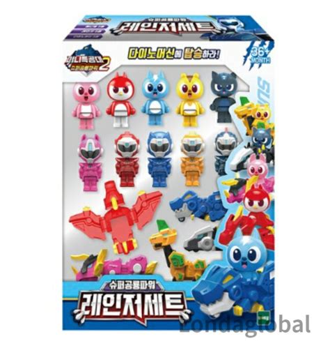 미니특공대 슈퍼공룡파워 레인저 장난감 세트 티몬