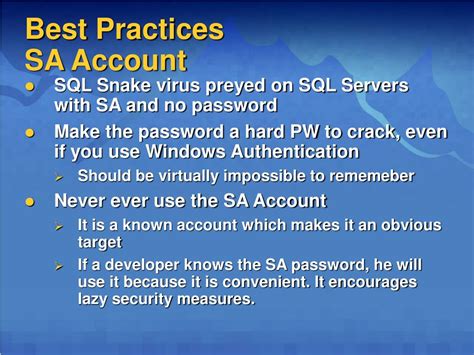 Ppt Sql Server Security Update And Best Practices Powerpoint
