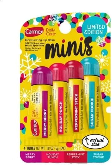 Carmex Daily Care Minis Moisturizing Lip Balm Tubes Spf 15 Multi Flavor Lip Balm