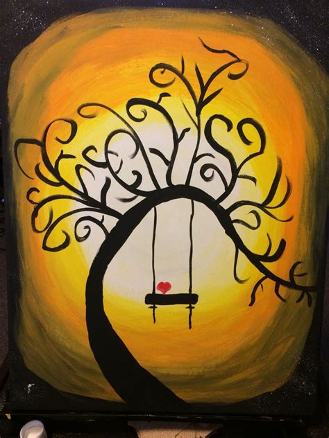 Tree Swing That I Painted Art Art Projects Painting