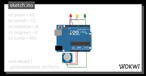 Tugas Potensio 1 Wokwi Esp32 Stm32 Arduino Simulator