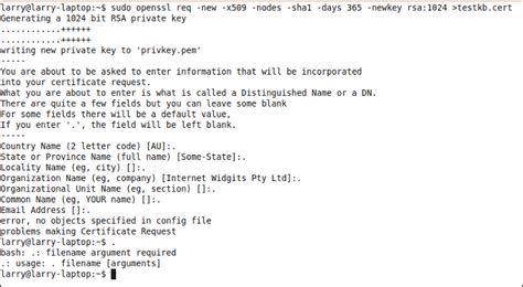 19 generate key openssl windows generatekey
