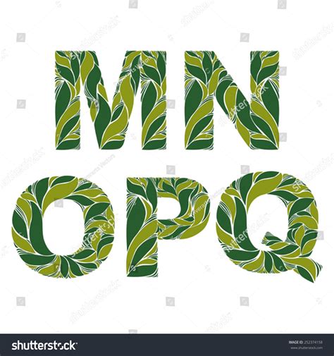 beautiful typescript natural spring pattern created stock vector