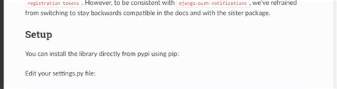 Documentation About Installing With Pip Seems To Be Broken On Readthedocs · Issue 227 · Xtrinch