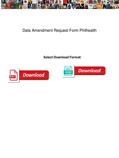 Fillable Online Data Amendment Request Form Philhealth Data Amendment