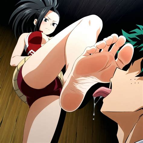 Momo Makes Deku Her Foot Slave By Yourfavfootslave On Deviantart