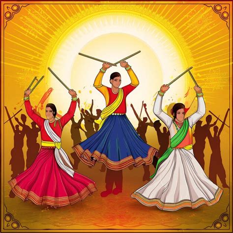 Dandiya Raas Art Pictures Freepik