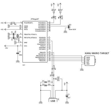 At89s51 52 And Avr Usb Downloader Koleksi Skema Rangkaian Elektronika