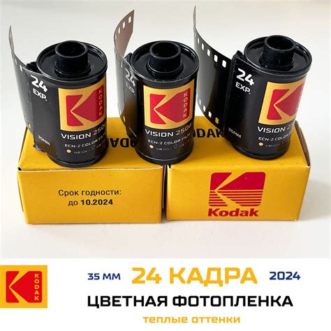 ФОТОПЛЕНКА ЦВЕТНАЯ iso 200 Kodak vision 3 250D - купить с доставкой по ...