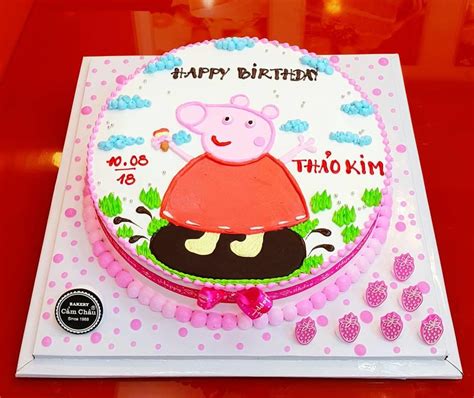 Bí Quyết Bánh Kem Vẽ Heo Peppa Tuyệt đẹp Như Trong Truyện